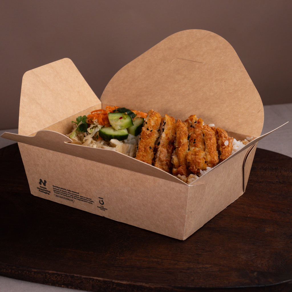 Notpla Large takeaway box - with seaweed coating – Notpla Packaging