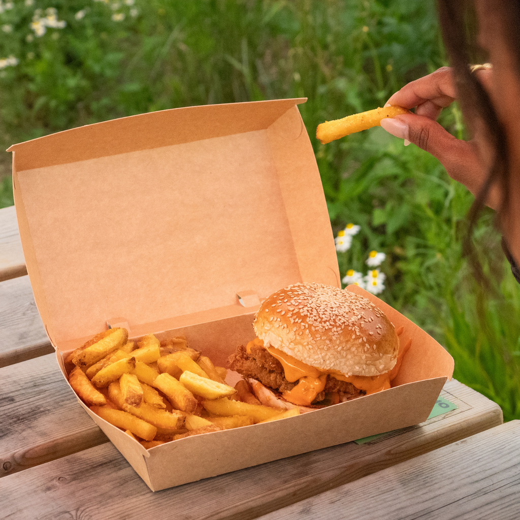 Notpla Compostable 7"x5" Clamshell – Notpla Packaging