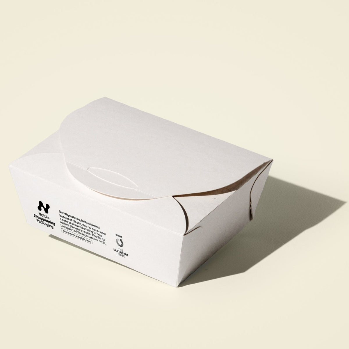 Notpla Medium takeaway box - with seaweed coating – Notpla Packaging