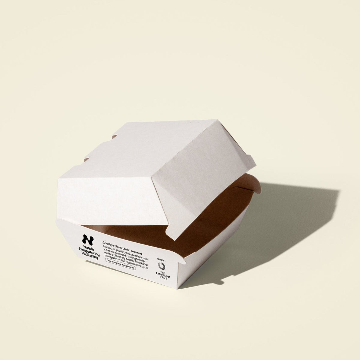 Notpla Burger box - with seaweed coating – Notpla Packaging