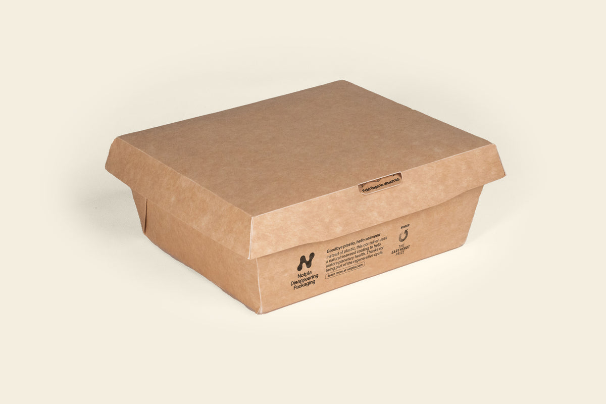Notpla Lid [6x5"] - 800ml – Notpla Packaging